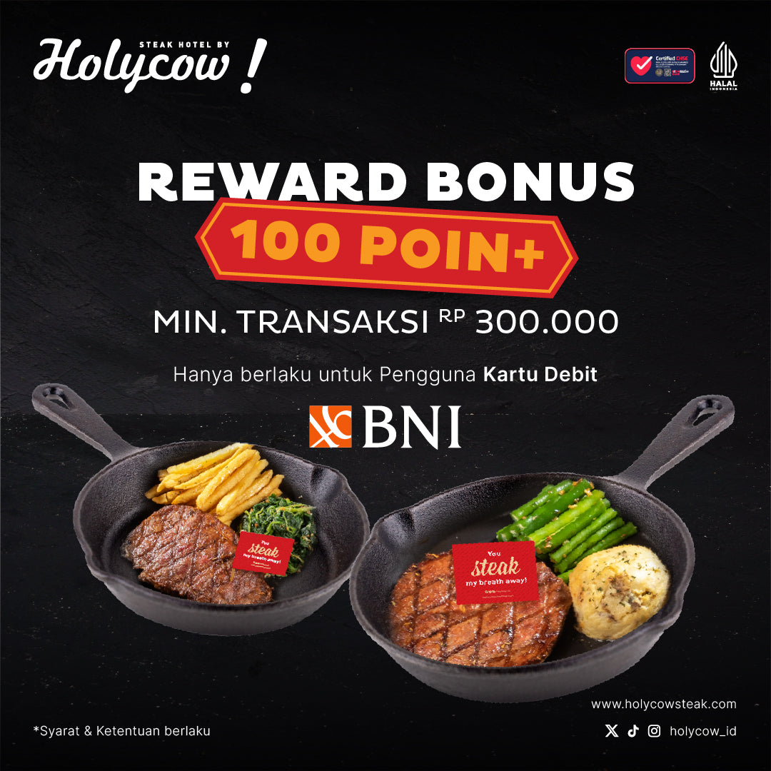 REWARD BONUS 100 POIN+ DARI BANK BNI