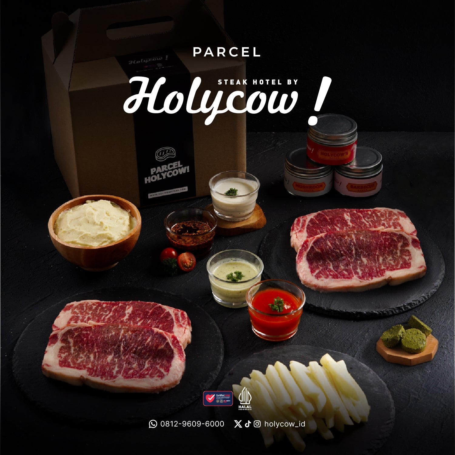 Steak Premium Harga Minimum - Holycow Steak